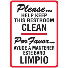 Keep Restroom Clean | Bathroom Survey Questions