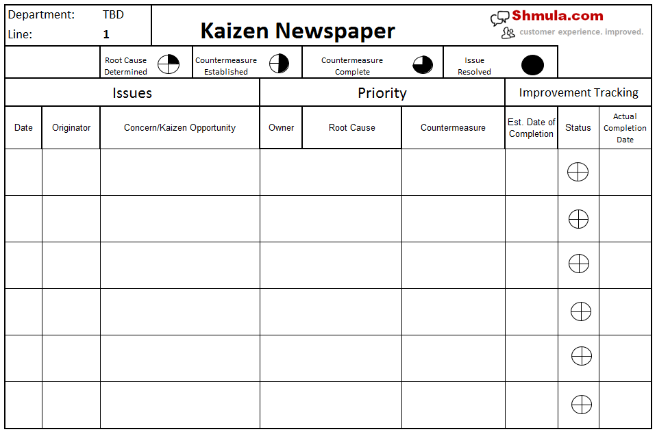Kaizen Newspaper Template Download