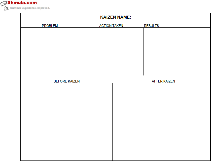 Kaizen Before and After Video and Template - 6sigma Kaizen Before and After Video and Template - 6sigma
